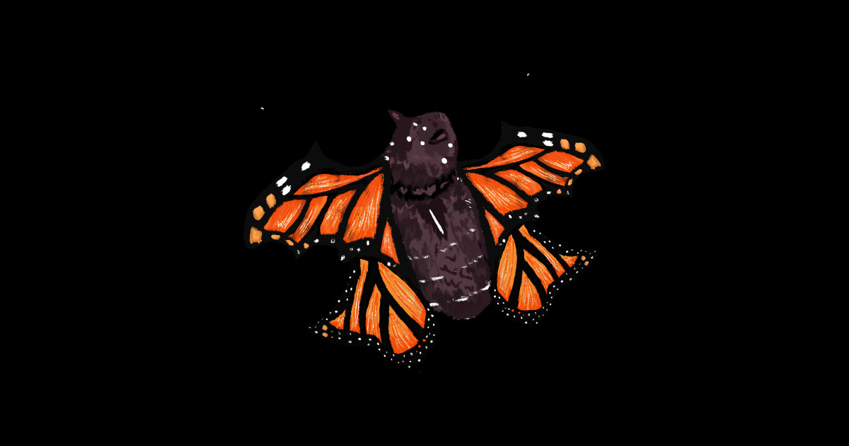 Bat-terfly (A Bat with Butterfly Wings) - Bat - Posters and Art Prints ...