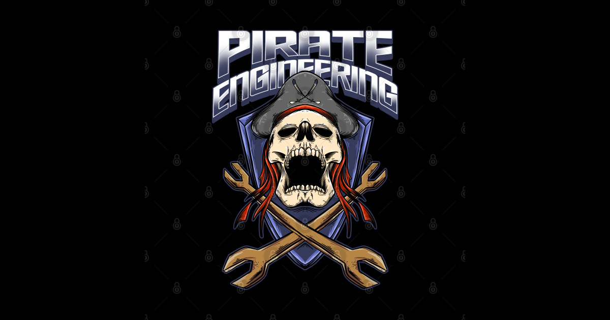 Pirate Engineering - Pirates - Sticker | TeePublic