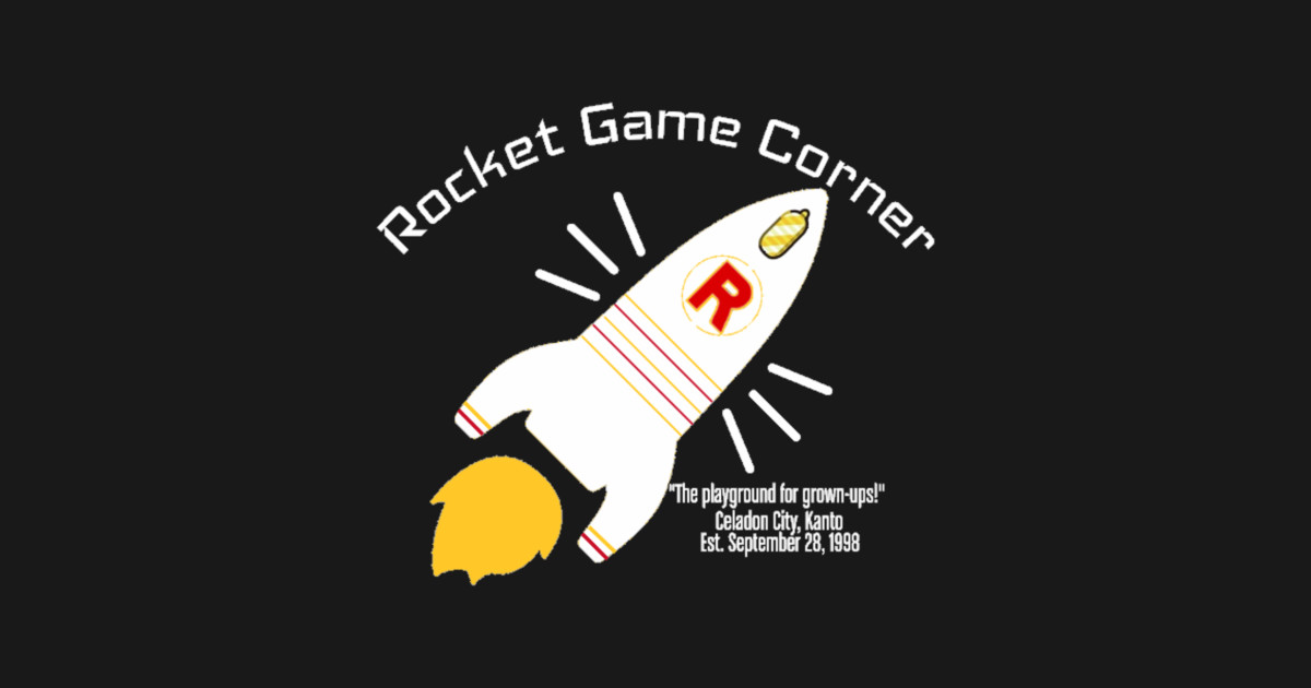 Rocket Game Corner - Rocket - T-Shirt | TeePublic