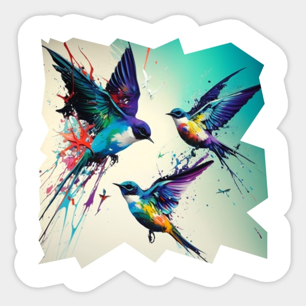 Just swallows - Just Swallows - Sticker | TeePublic