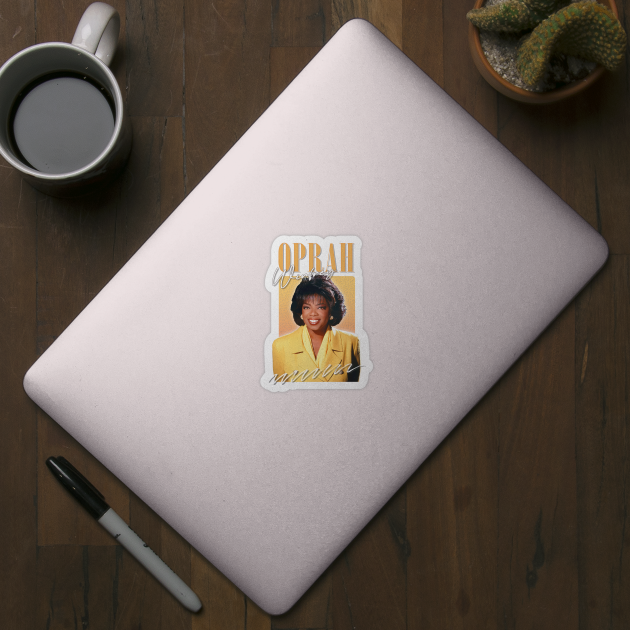 Oprah Winfrey -- 90s Aesthetic - Oprah - Sticker | TeePublic