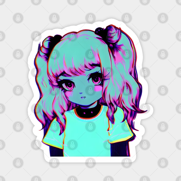 Anime Girl Yami Kawaii Anime Girl Magnet Teepublic