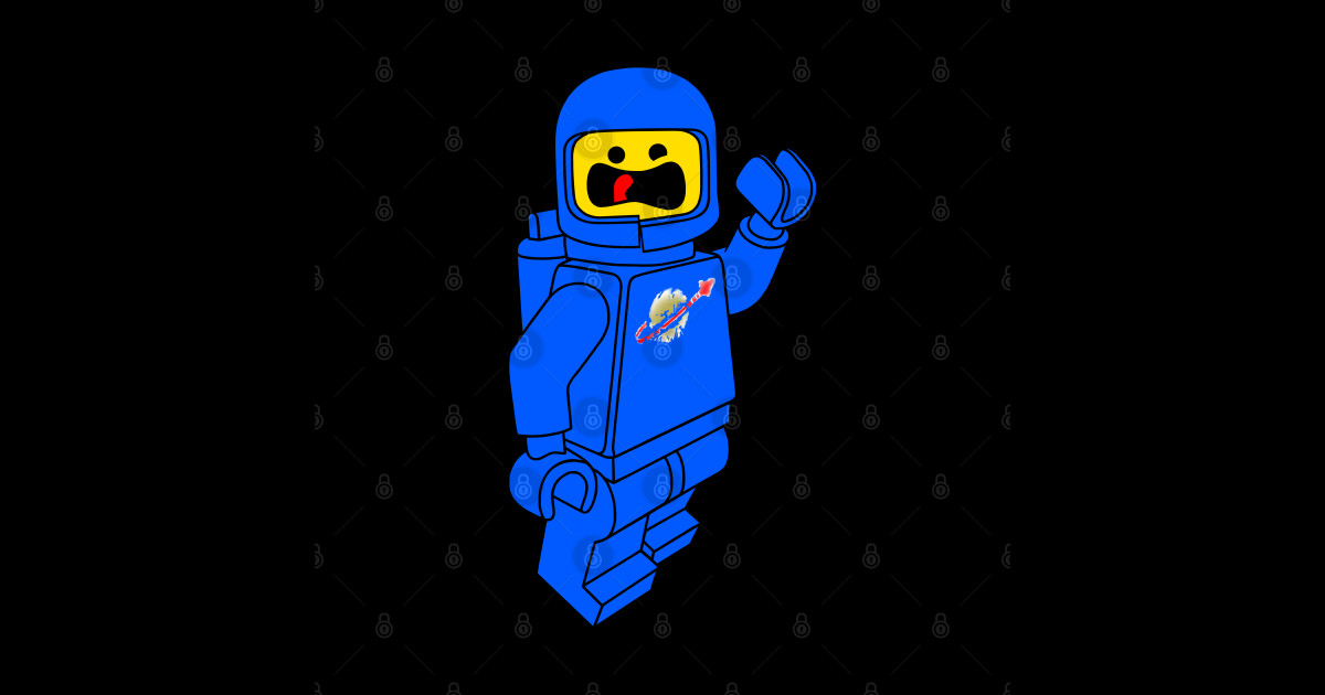 Spaceman! (Benny) - Lego - Sticker | TeePublic