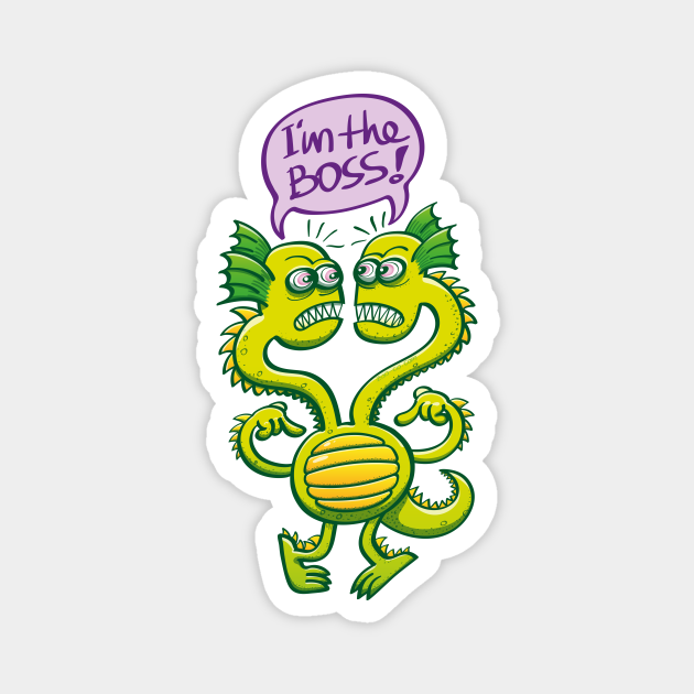 Two-headed alien struggling to define which head is the boss - Two ...