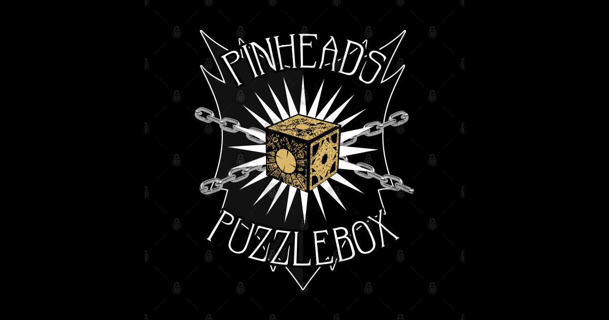 Pinheads puzzle box - Pinhead - Sticker | TeePublic