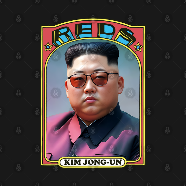 Kim Jong-Un - Retro Communist Trading Card - Kim Jong Un - T-Shirt ...