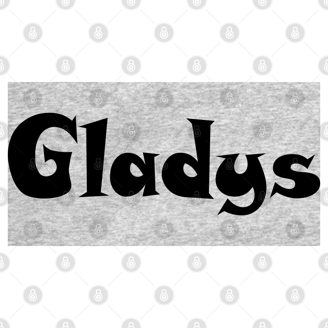 Gladys Name Design - Cute Font, Minimalist, with Black Lettering ...