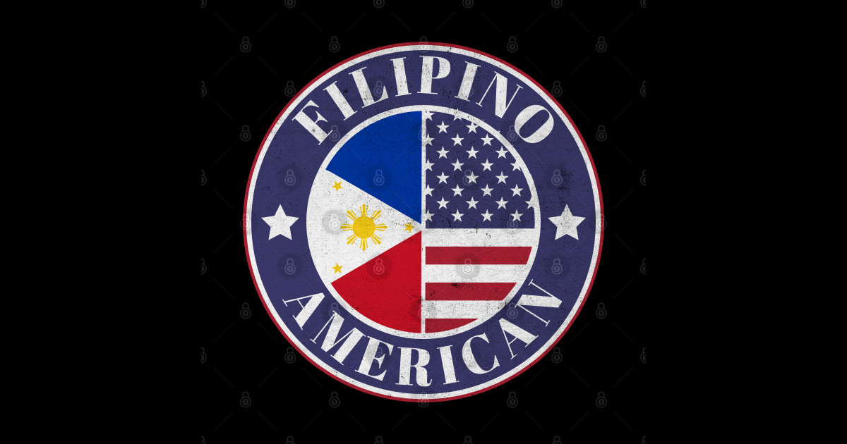 Proud Filipino-American Badge - Philippines Flag - Philippines ...