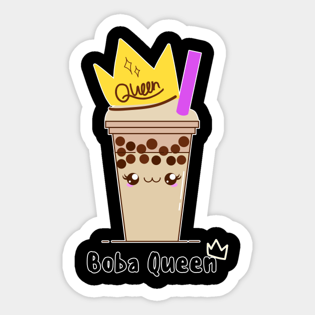 Stickers Stickers, Labels & Tags Paper Boba Queen Sticker etna.com.pe
