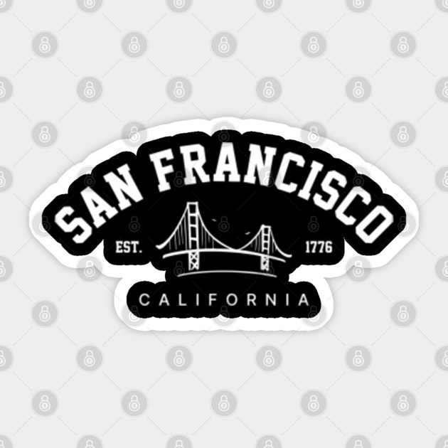San Francisco Gate Bridge - Golden Gate Bridge - Sticker | TeePublic