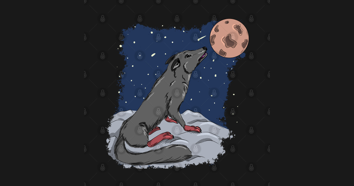 Werewolf and full moon - Werewolf - T-Shirt | TeePublic