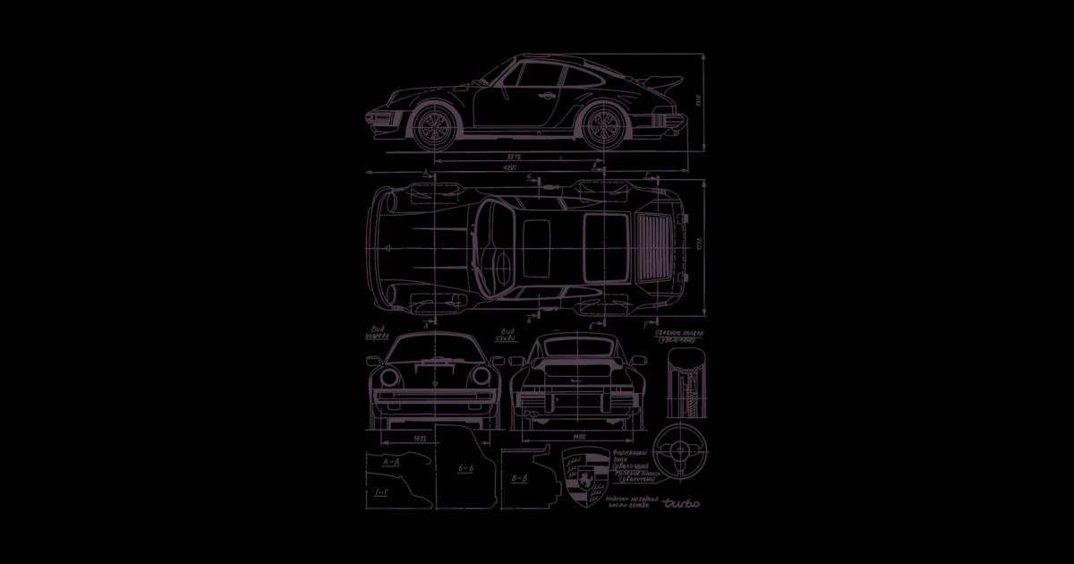 911 930 Blueprint Turbo Classic Vintage - 911 930 Blueprint Turbo ...