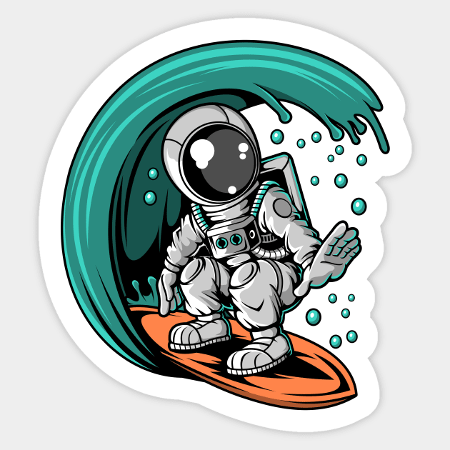 surfing astronaught