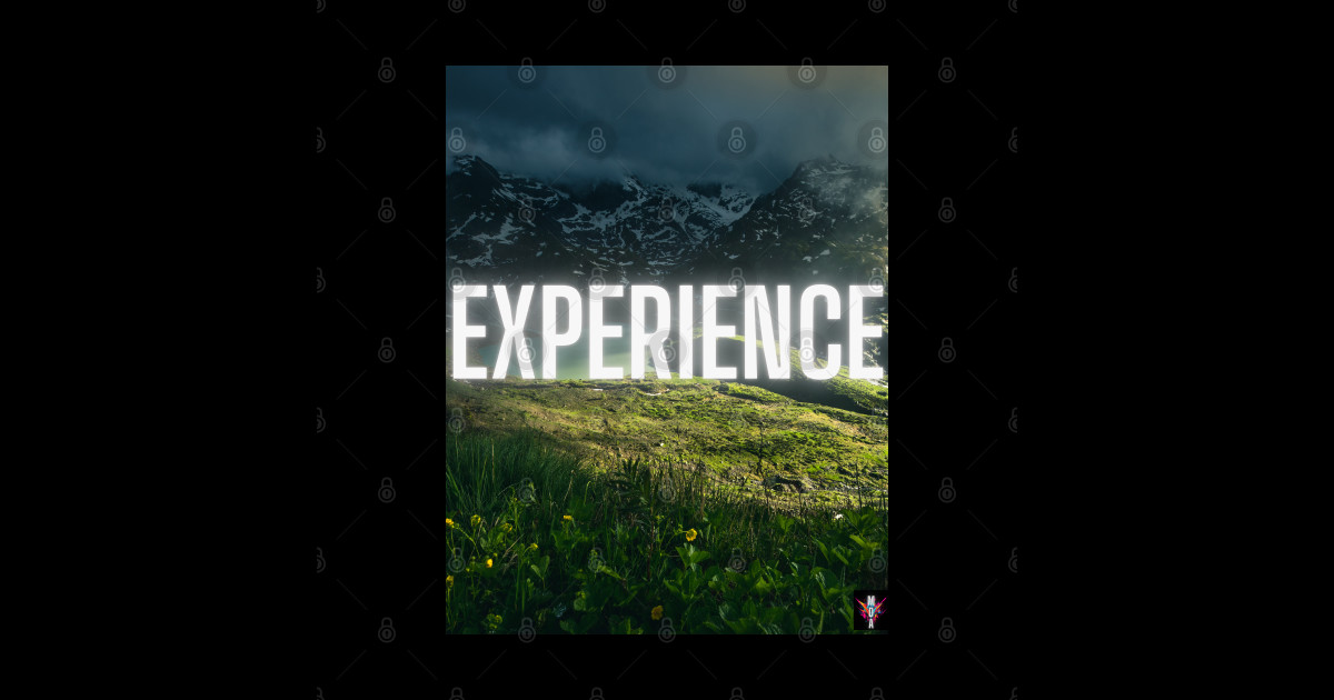 Experience Motivational Art - Motivational - Sticker | TeePublic