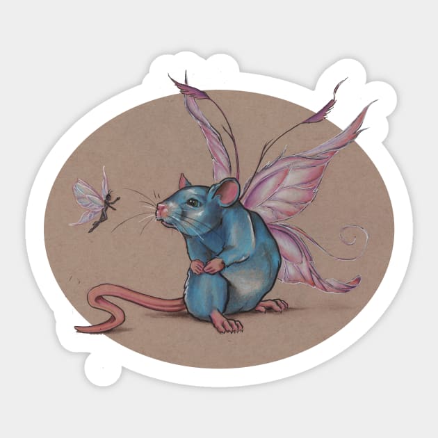 Fairy Rat - Rat - Sticker | TeePublic