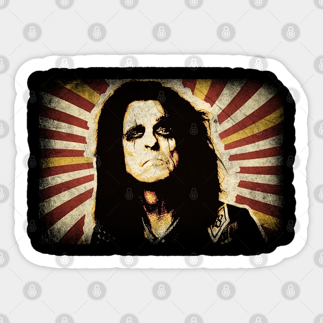 Vintage Alice Cooper - Alice Cooper - Sticker | TeePublic