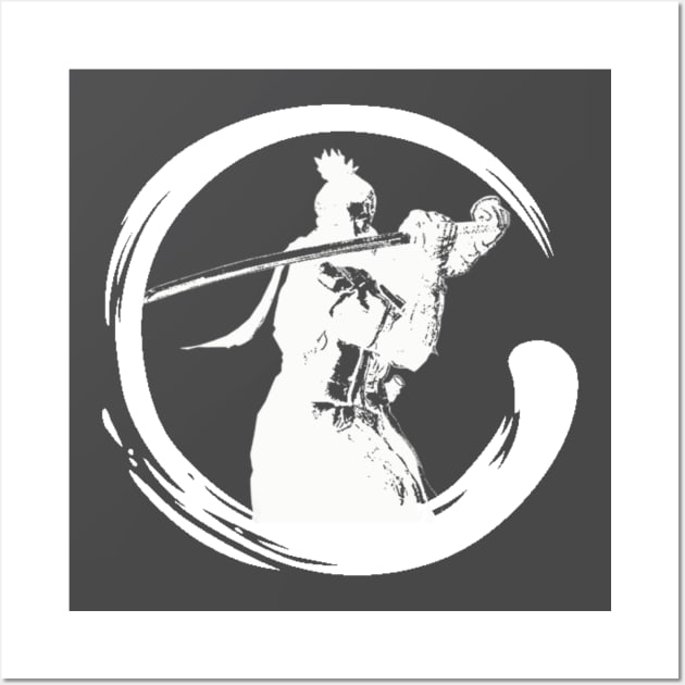 Sekiro Shadows Die Twice Enso Silhouette White - Sekiro - Posters and ...