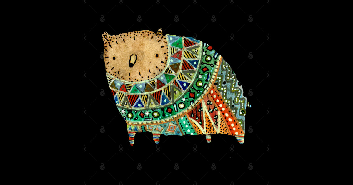 Aztec Bear - Mayan - T-Shirt | TeePublic