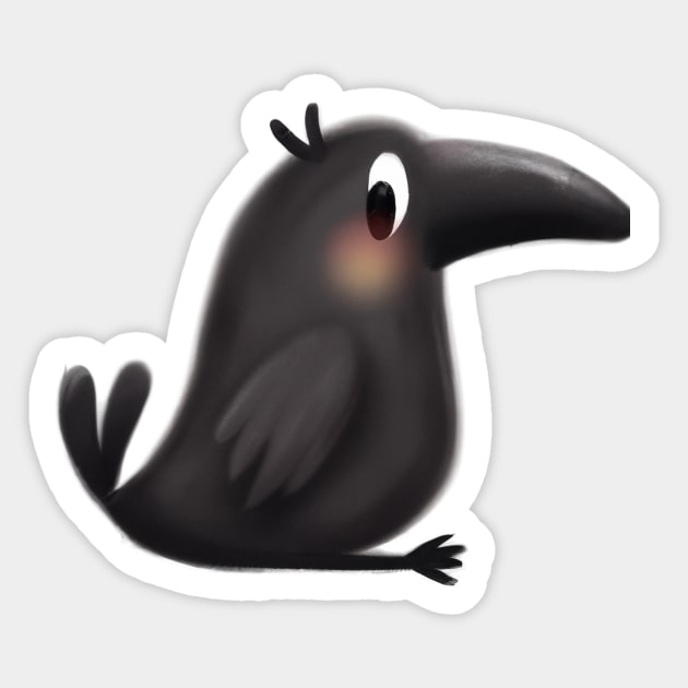 crow cute