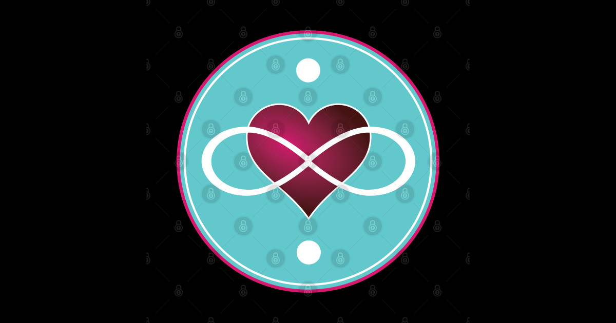 Infinity Heart - Infinity Heart - Sticker | TeePublic