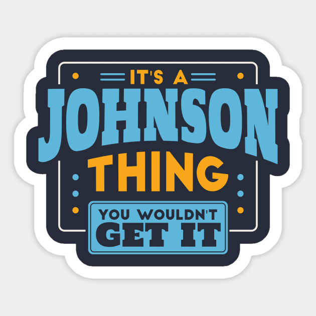 johnson name style