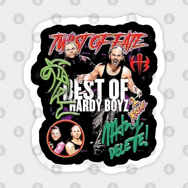 Hardy Boyz Twist of Fail - Hardy Boyz - Sticker | TeePublic