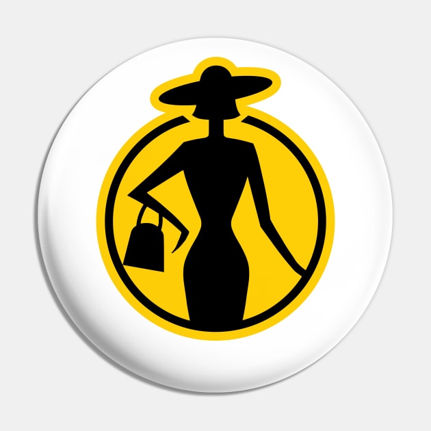 Santee Alley Street Art Design Logo - Santee Alley - Pin | TeePublic