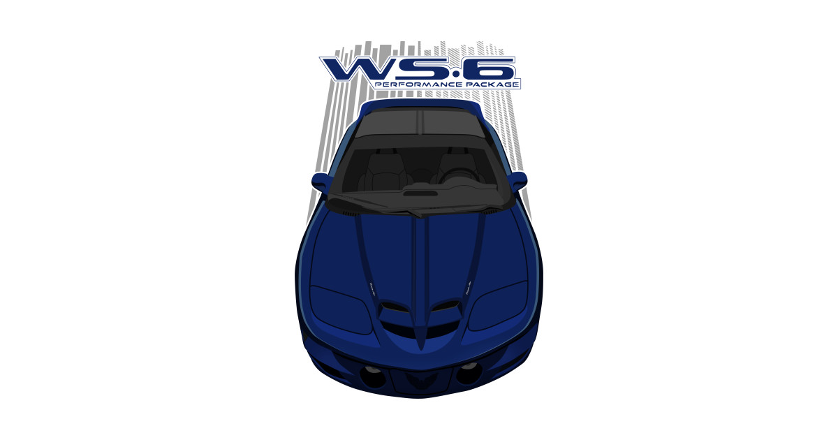 Pontiac Trans Am WS6 4thgen - Blue - Blue Ws6 - T-Shirt | TeePublic