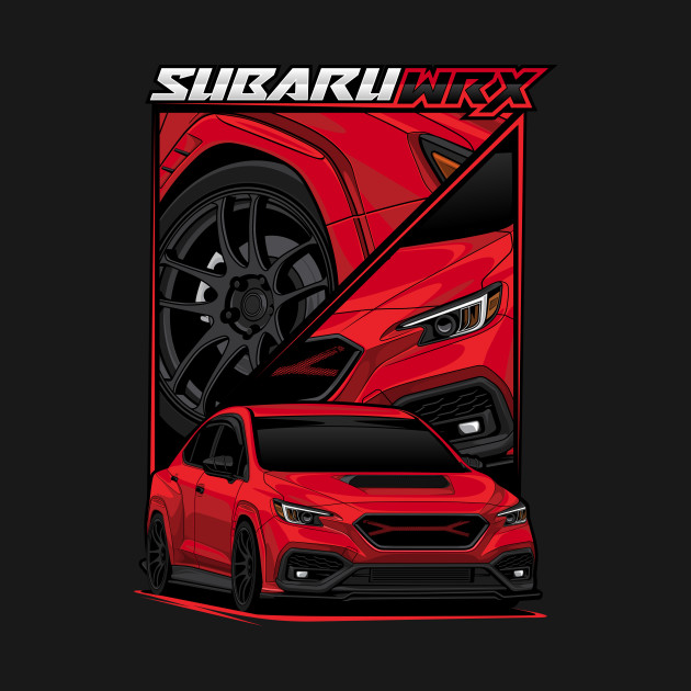 VB WRX in Ignition Red - Wrx - T-Shirt | TeePublic