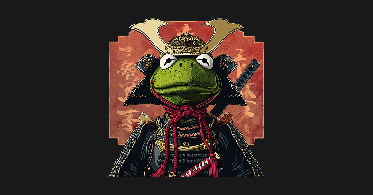 kermit the samurai - Kermit - T-Shirt | TeePublic