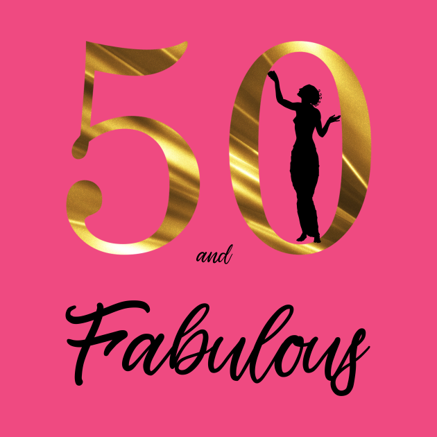 50 And Fabulous Classy Lady 50th Birthday Ts For Women T Shirt