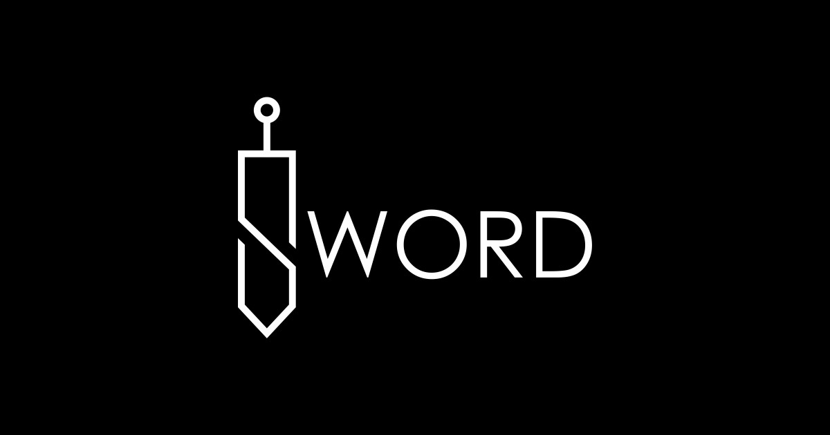 Sword Wordmark - Vintage - Sticker | TeePublic