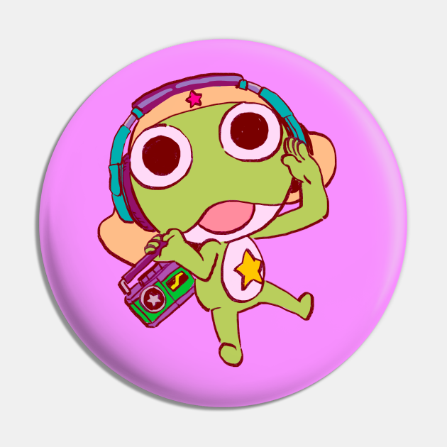 I draw pastel keroro jamming with a boombox and headphone / Sergeant ...