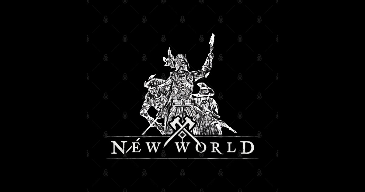 New World MMO Game T-Shirt - New World - Sticker | TeePublic