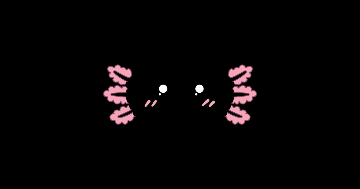 Axolotl Face / Funny Axolotl Shirt / Kawaii Axolotl Face / Pink ...