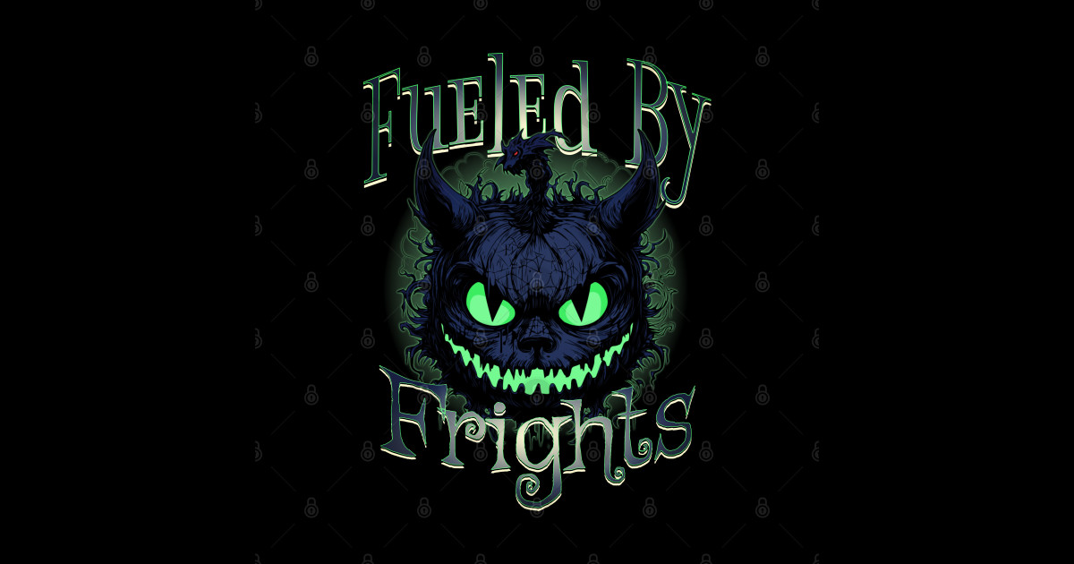 Halloween Fueled By Frights - Halloween - Sticker | TeePublic