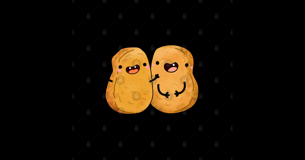 No Nugs No Glory Funny Nuggets Pun - Nuggets Pun - Sticker | TeePublic