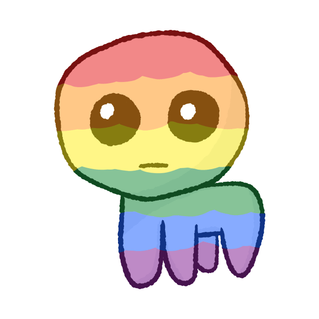 TBH Autism Creature Gay Pride Flag - Tbh - T-Shirt | TeePublic