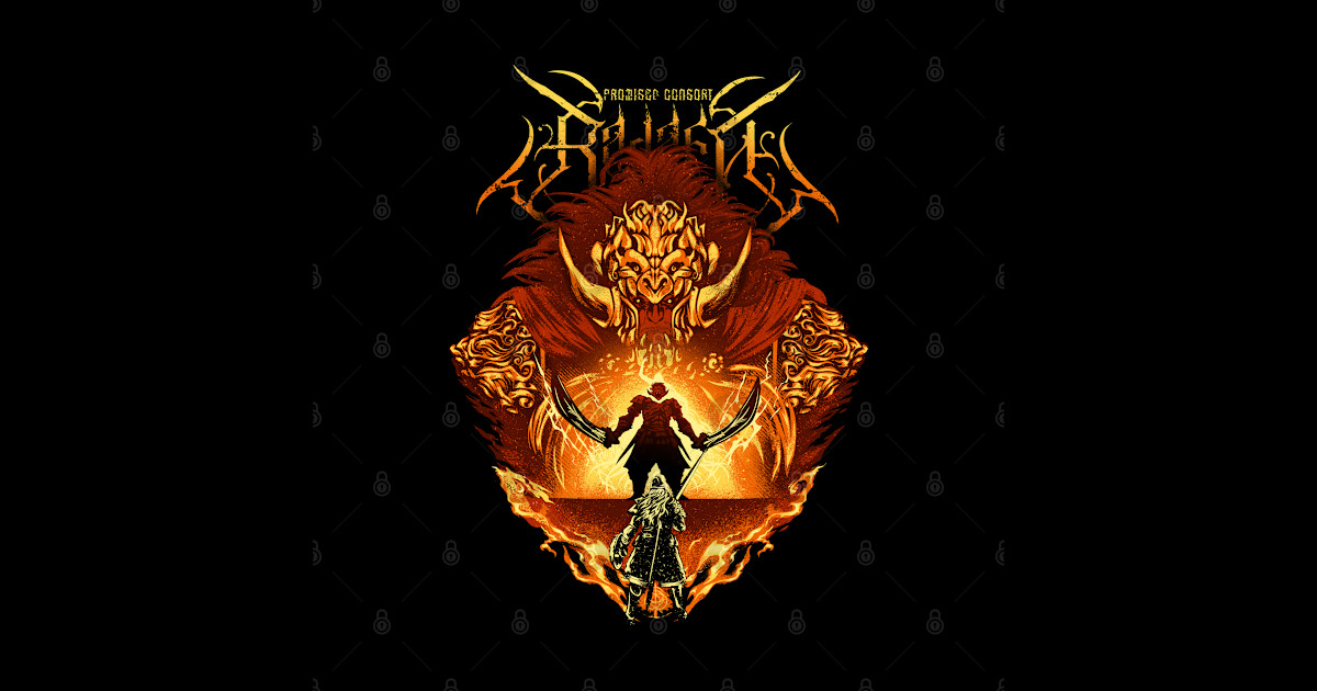 Promised Consort Radahn 2 - Radahn - Sticker | TeePublic