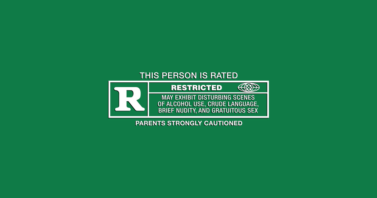 Rated R - College Humor - T-Shirt | TeePublic
