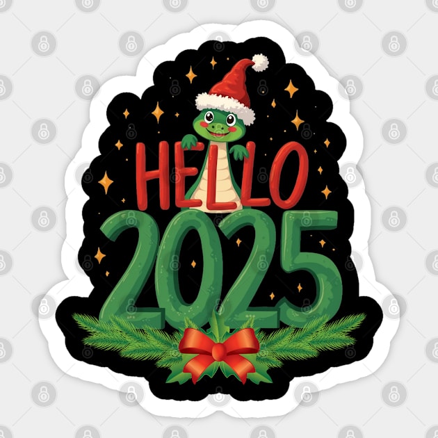 Hello 2025 - Hello 2025 - Sticker | TeePublic