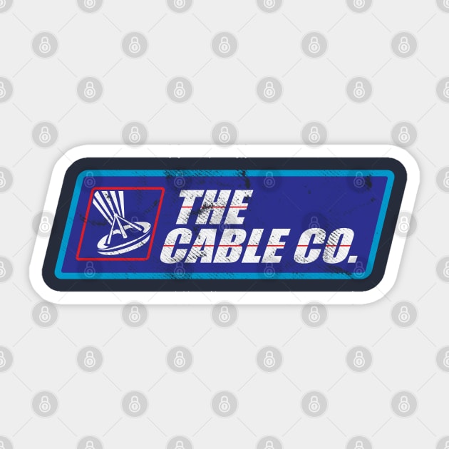 The Cable Co. Cable Guy Logo - The Cable Guy - Sticker | TeePublic