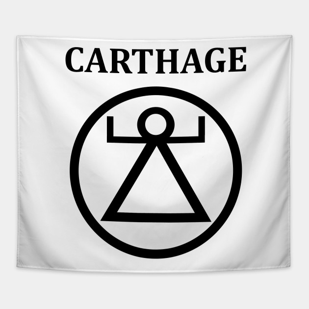 Ancient Carthage Tanit Symbol - Ancient Carthage - Tapestry | TeePublic