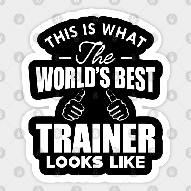 Trainer - This is what the world's best trainer looks like - Trainer ...