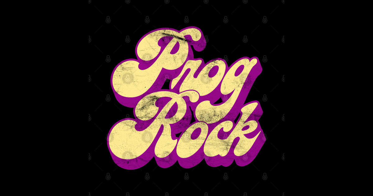 Prog Rock - Vintage Look Progressive Rock Lover Gift - Prog Rock ...