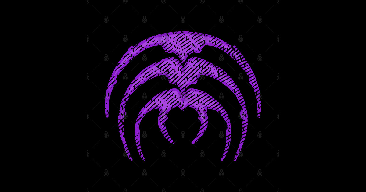 Purple Scrin Symbol - Scrin - Sticker | TeePublic