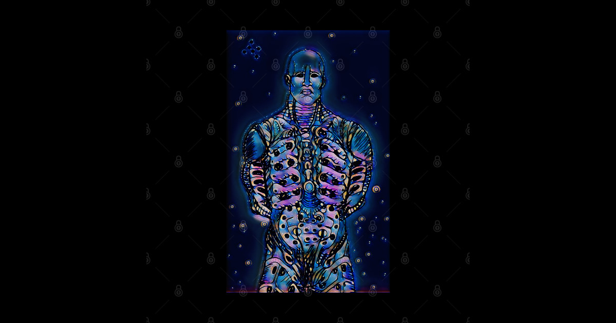 Galaxy Furious God - Prometheus - Sticker | TeePublic