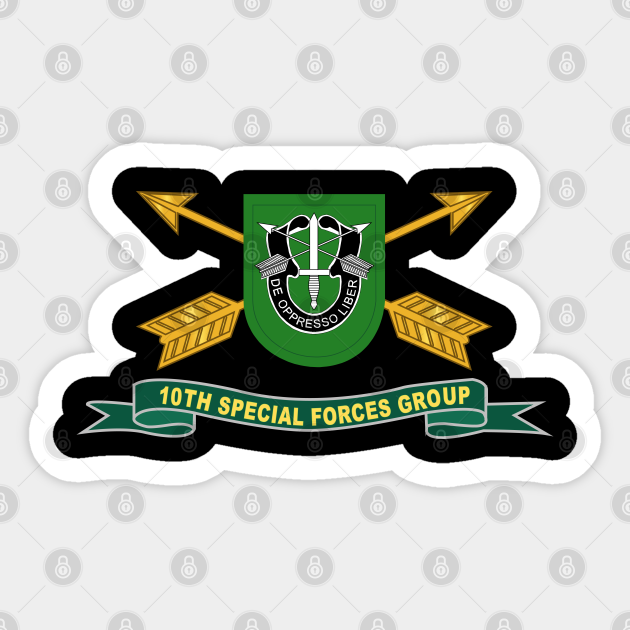 10th Special Forces Group - Flash w Br - Ribbon X 300 - 10th Special ...