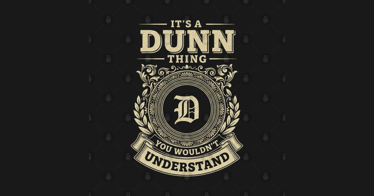 Dunn Surname Heritage Clan Crest Vintage Style Ancestry Logo Emblem ...