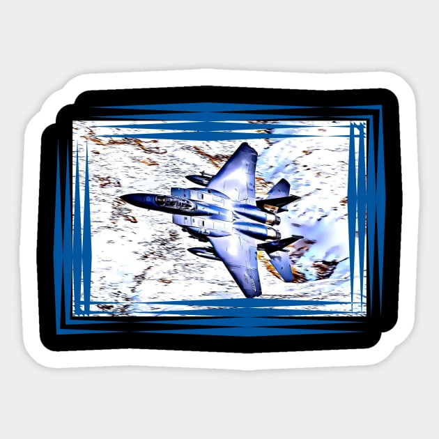 Fighter Aircraft - Fighter Aircraft - Sticker | TeePublic